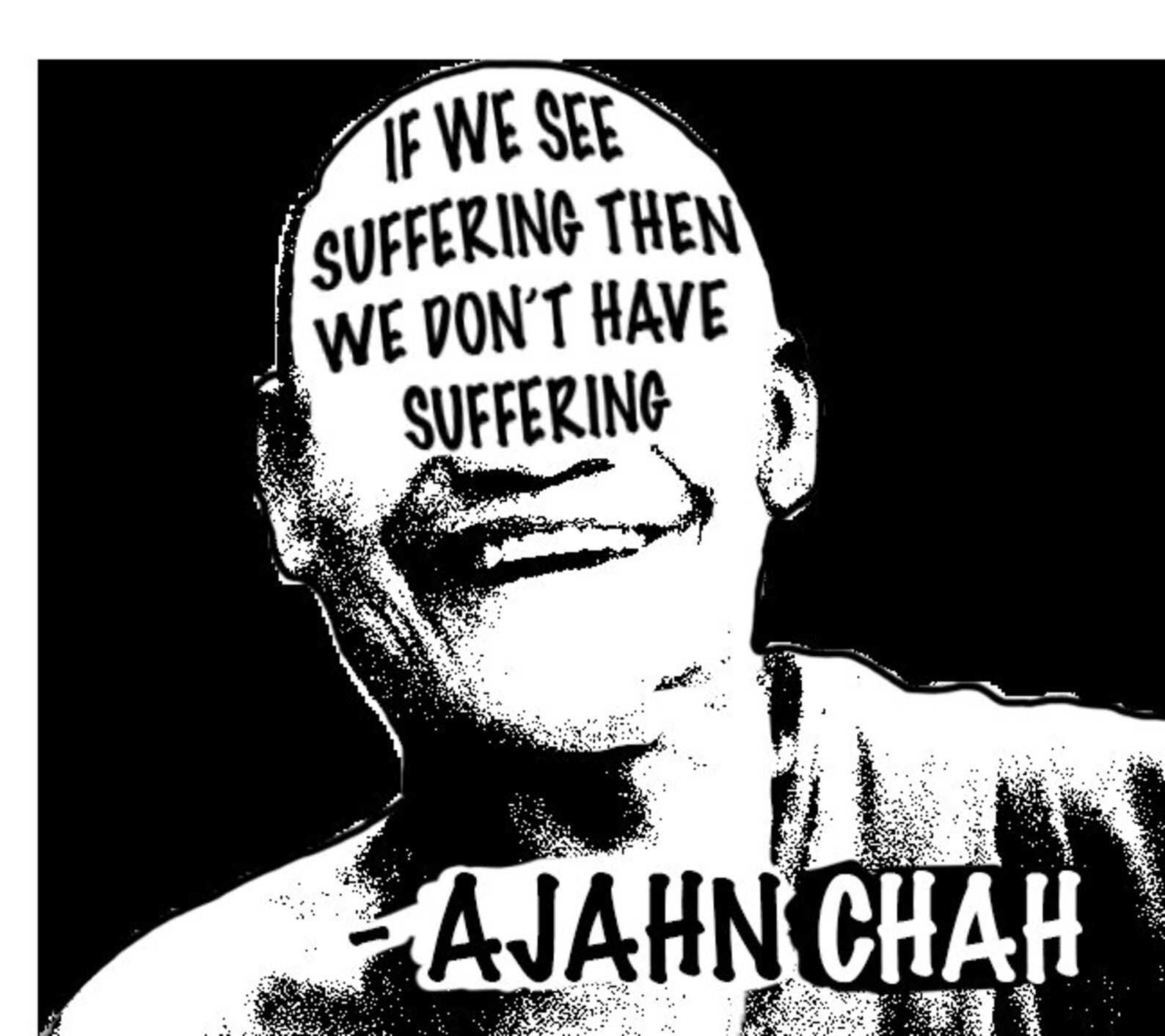 Ajahn Chah Quote Stickers Spirituality Oneness Wholeness - Etsy