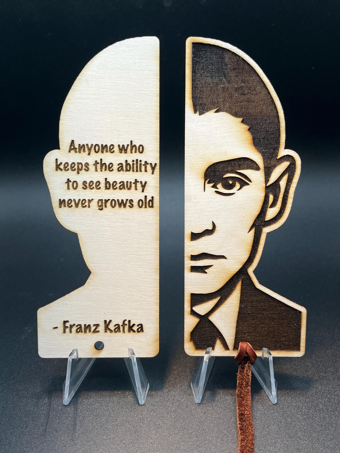Franz Kafka Wooden Bookmark (customizable Quotes) - Etsy UK