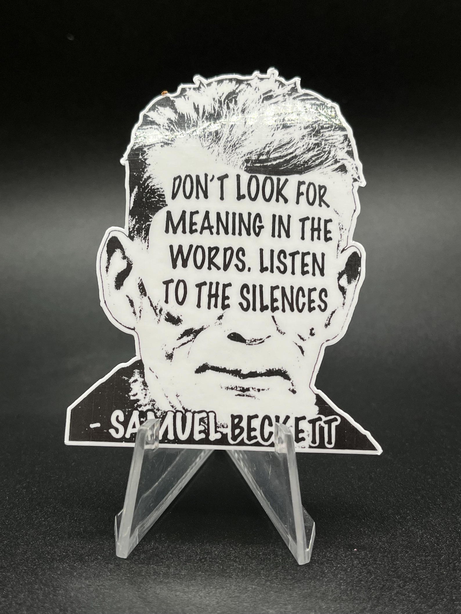 Samuel Beckett Quote Stickers, Spirituality, Oneness, Wholeness, Life ...