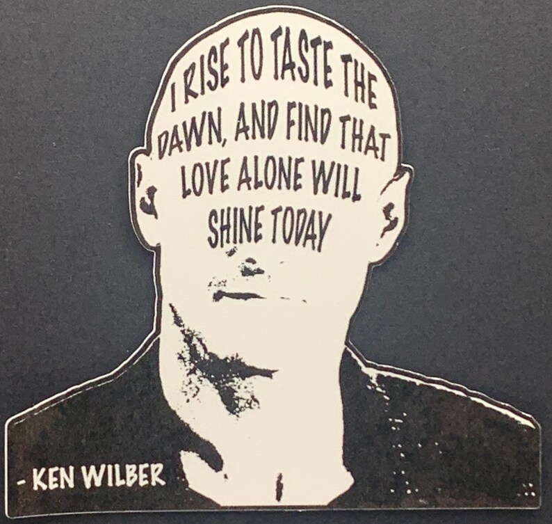 Ken Wilber Quote Stickers Spirituality Oneness Wholeness - Etsy