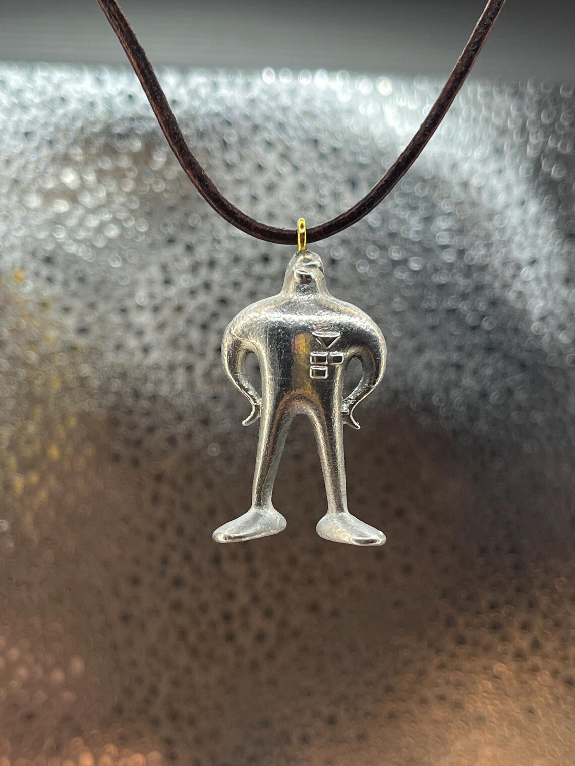 Metal Casted Earthbound Villain "starman" Resin 3D Printed Necklace ...
