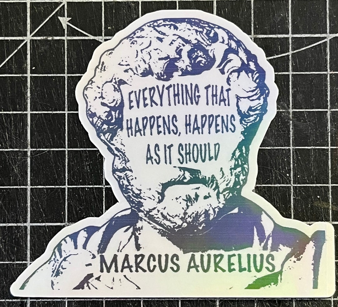 Marcus Aurelius Quote Stickers, Spirituality, Oneness, Wholeness, Life ...