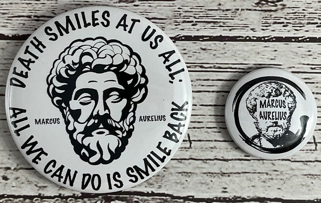 Marcus Aurelius Quote Magnet With Button Pin - Etsy