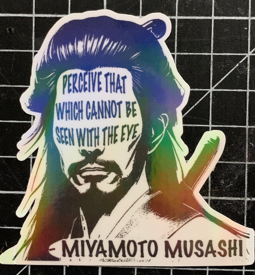 Miyamoto Musashi Quote Stickers Spirituality Oneness - Etsy