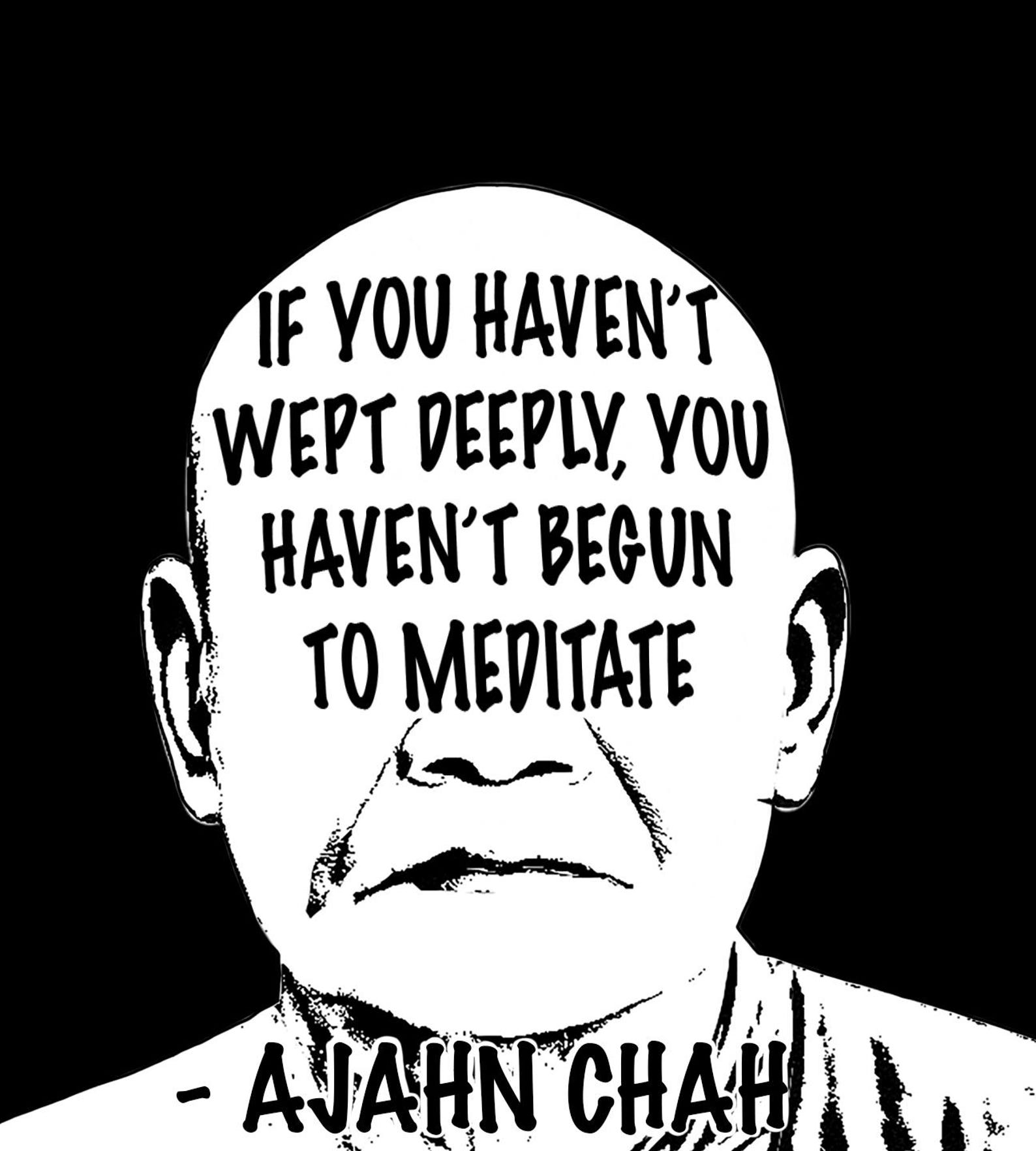 Ajahn Chah Quote Stickers, Spirituality, Oneness, Wholeness, Life, Love ...
