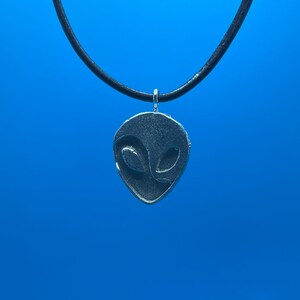 Metal Casted Alien Yin Yang Resin 3D Printed Necklace Design - Etsy