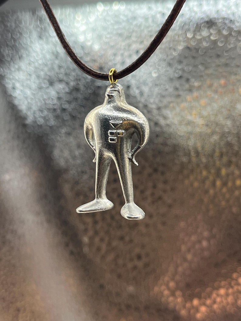 Metal Casted Earthbound Villain "starman" Resin 3D Printed Necklace ...
