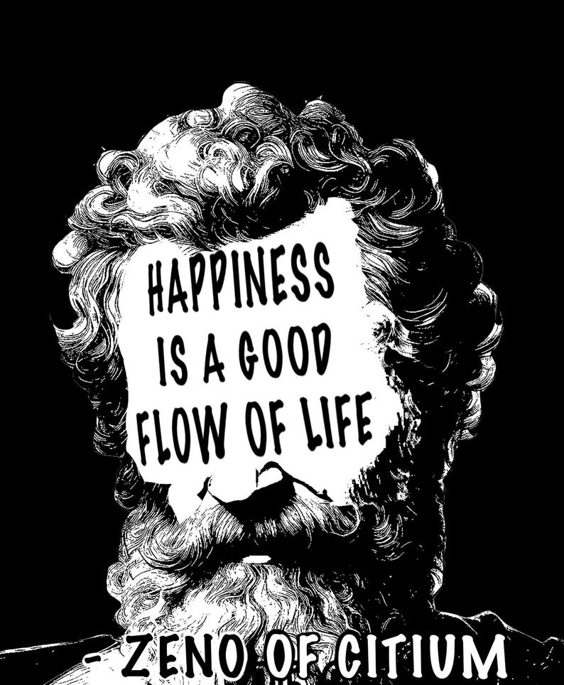 Zeno of Citium Quote Stickers, Spirituality, Oneness, Wholeness, Life ...