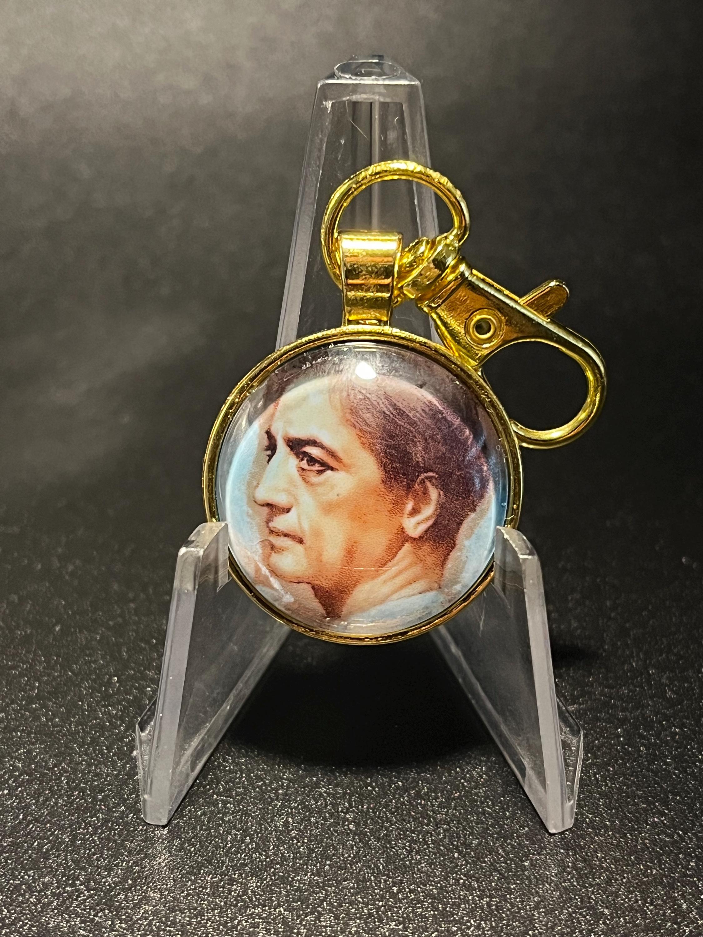Jiddu Krishnamurti, Osho, Alan Watts Glass Keychains. Spirituality ...