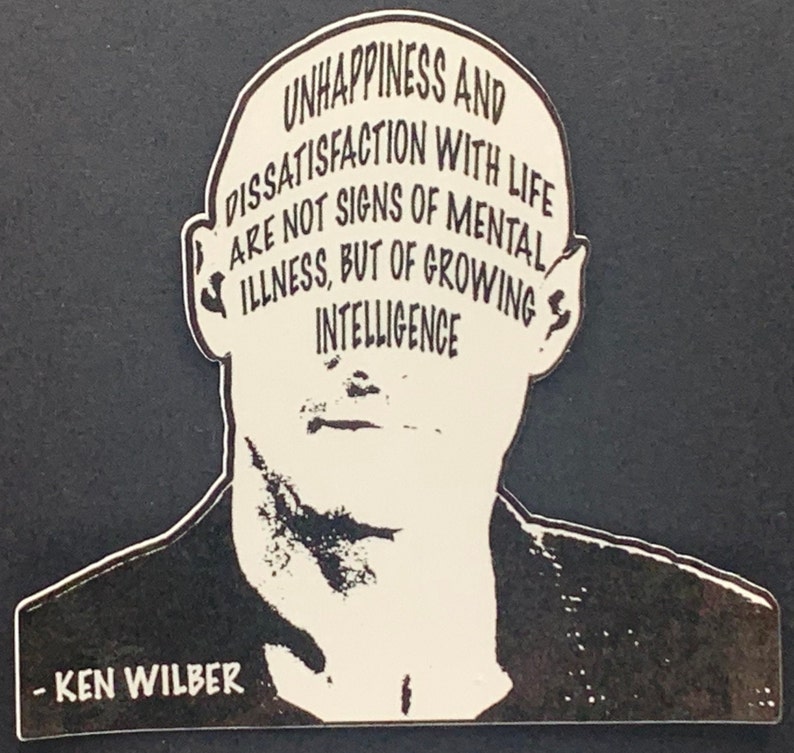 Ken Wilber Quote Stickers Spirituality Oneness Wholeness - Etsy