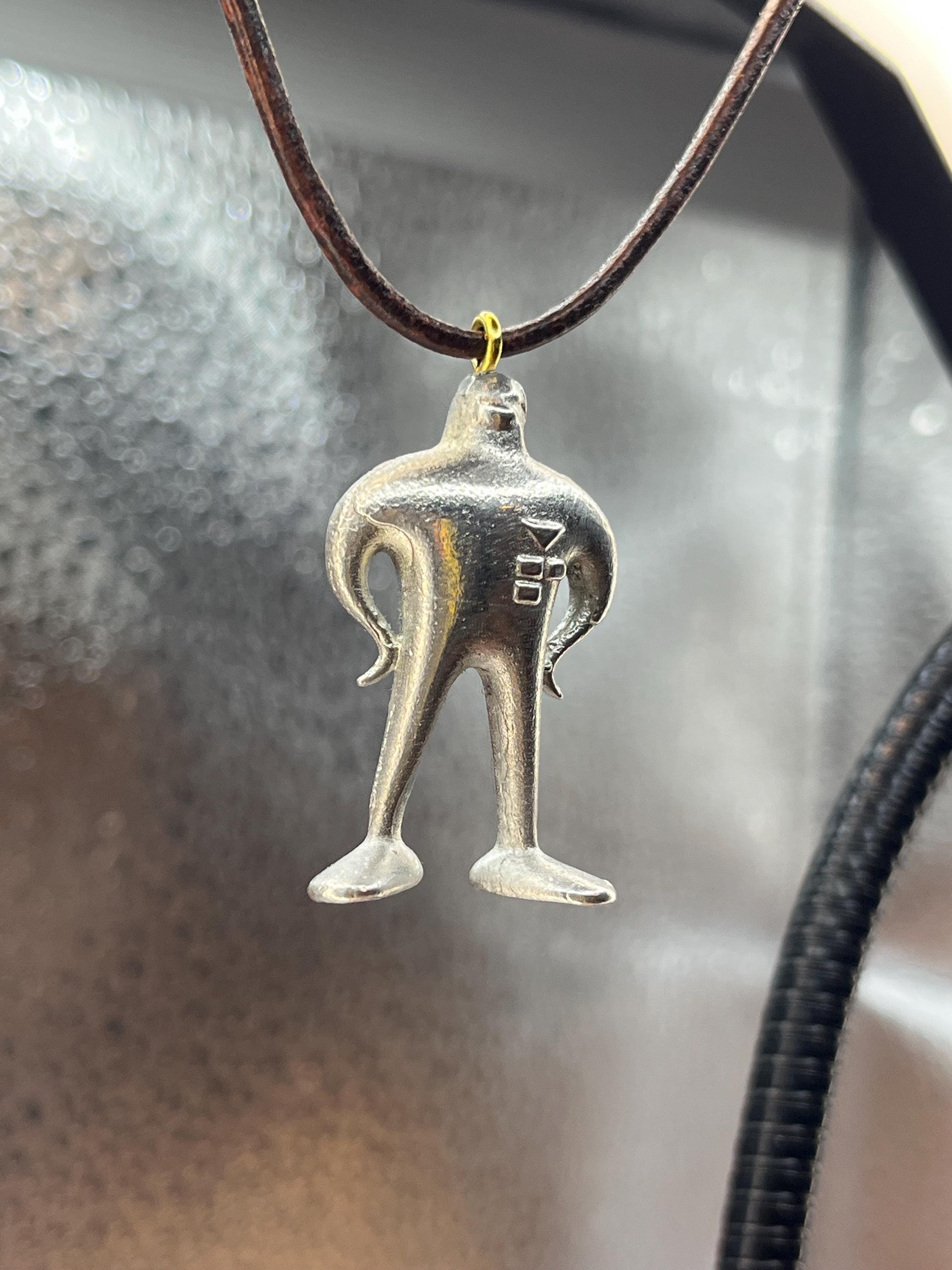 Metal Casted Earthbound Villain "starman" Resin 3D Printed Necklace ...