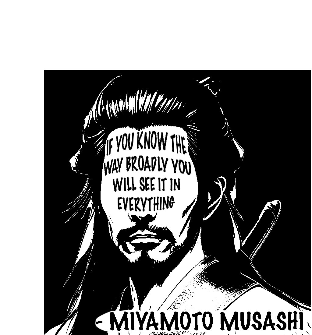 Miyamoto Musashi Quote Stickers Spirituality Oneness - Etsy