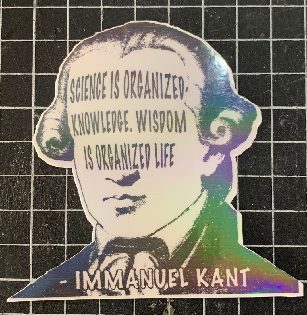 Immanuel Kant Quote Stickers Spirituality Oneness - Etsy