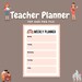 Teacher Planner 12 Monthly Printable Planner, Academic Planning for ...