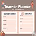 Teacher Planner 12 Monthly Printable Planner, Academic Planning for ...