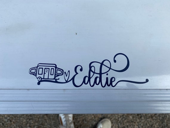 Personalised Caravan/ Pop Camper Vinyl Sticker 20cm 30cm - Etsy Australia