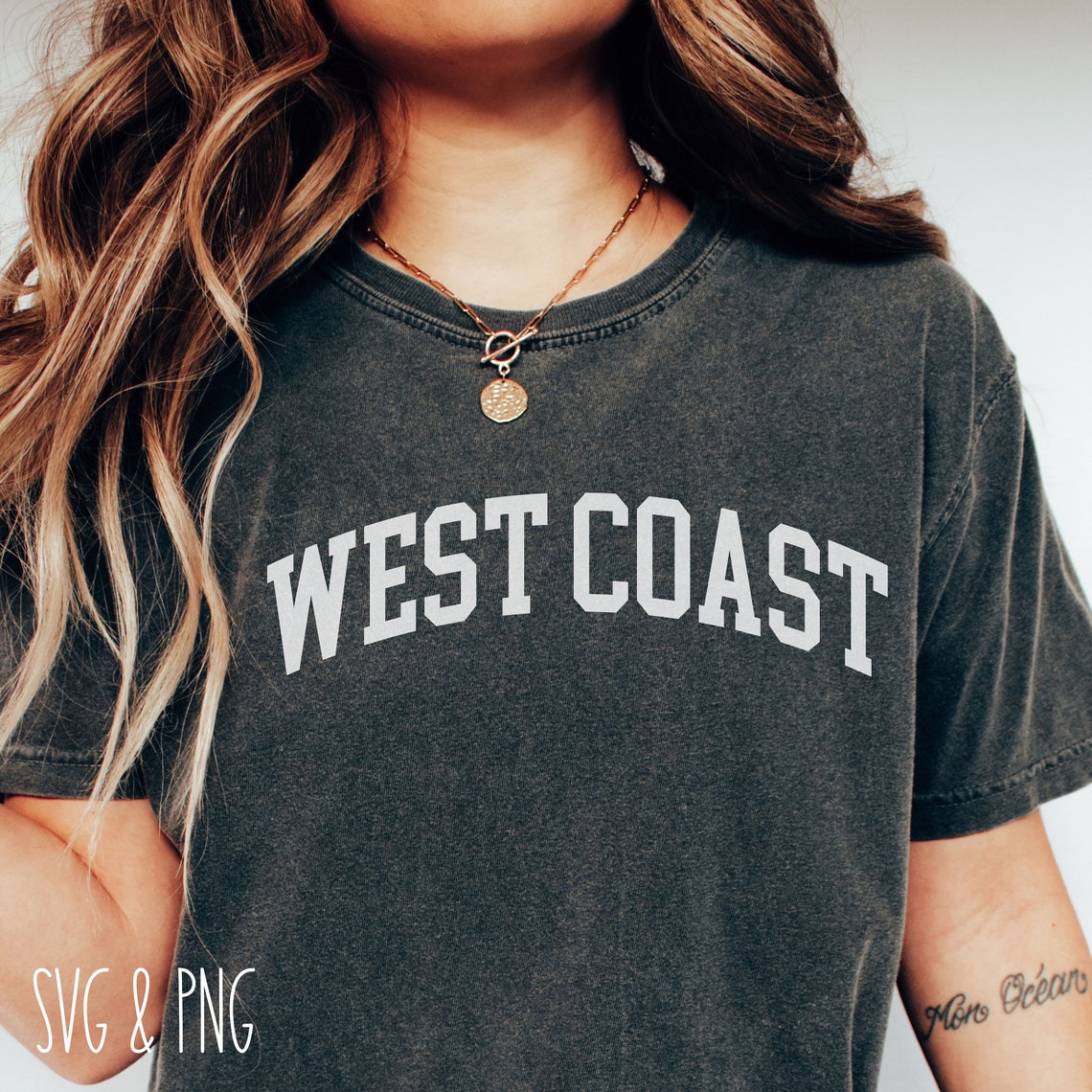 West Coast Svg California Svg College Block Svg Trendy Svg - Etsy