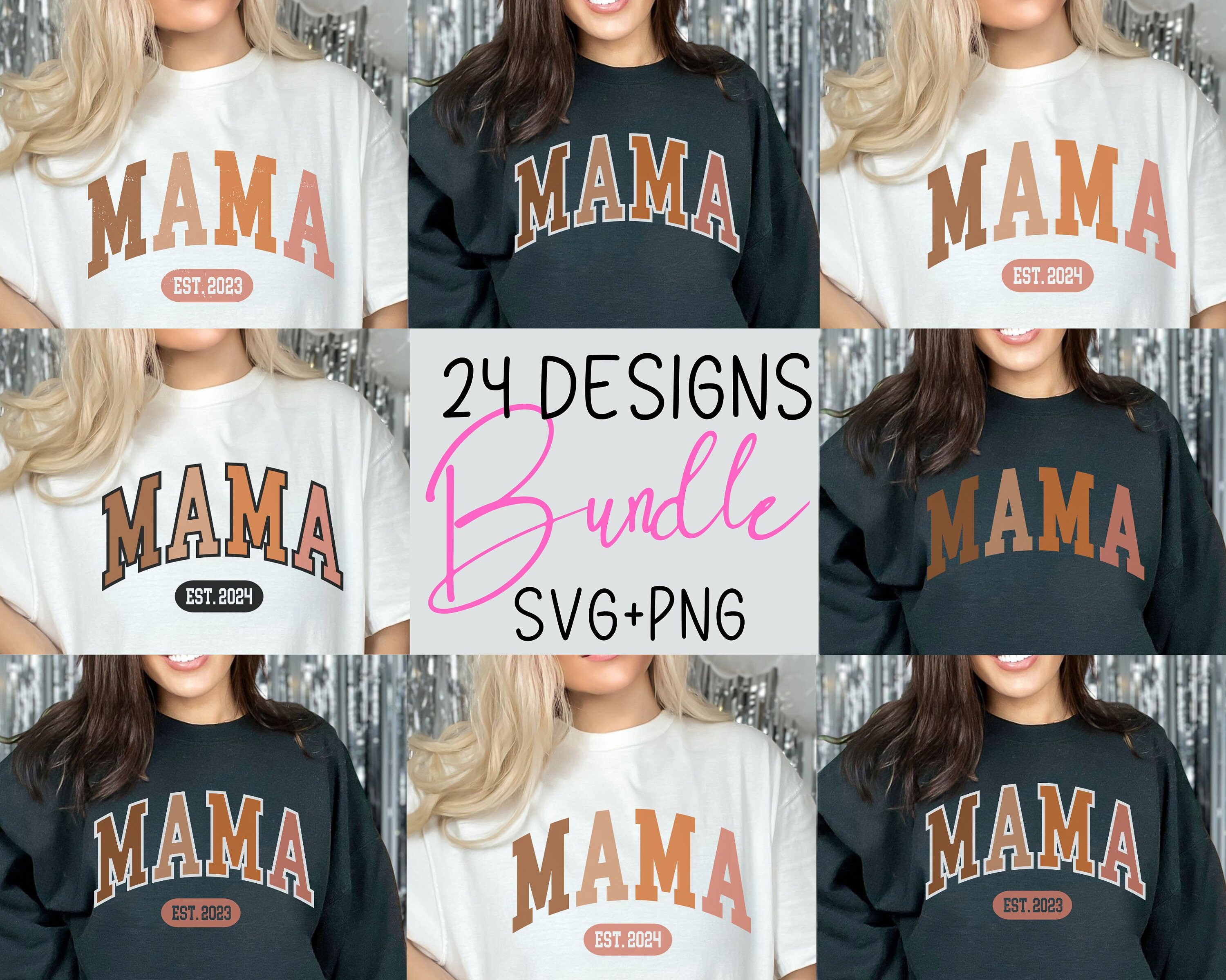 Mama Svg Mama Png Mama Arched Outline Varsity Letters T Shirt - Etsy UK