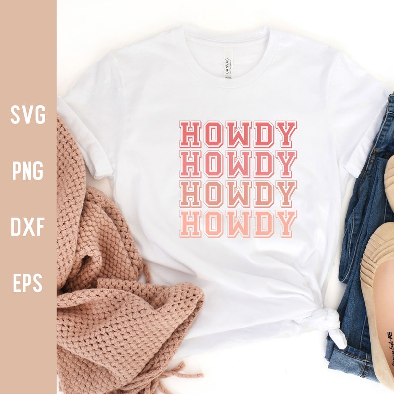 Howdy Svg Bundle Howdy Stacked Text Svg Howdy Stacked Words - Etsy