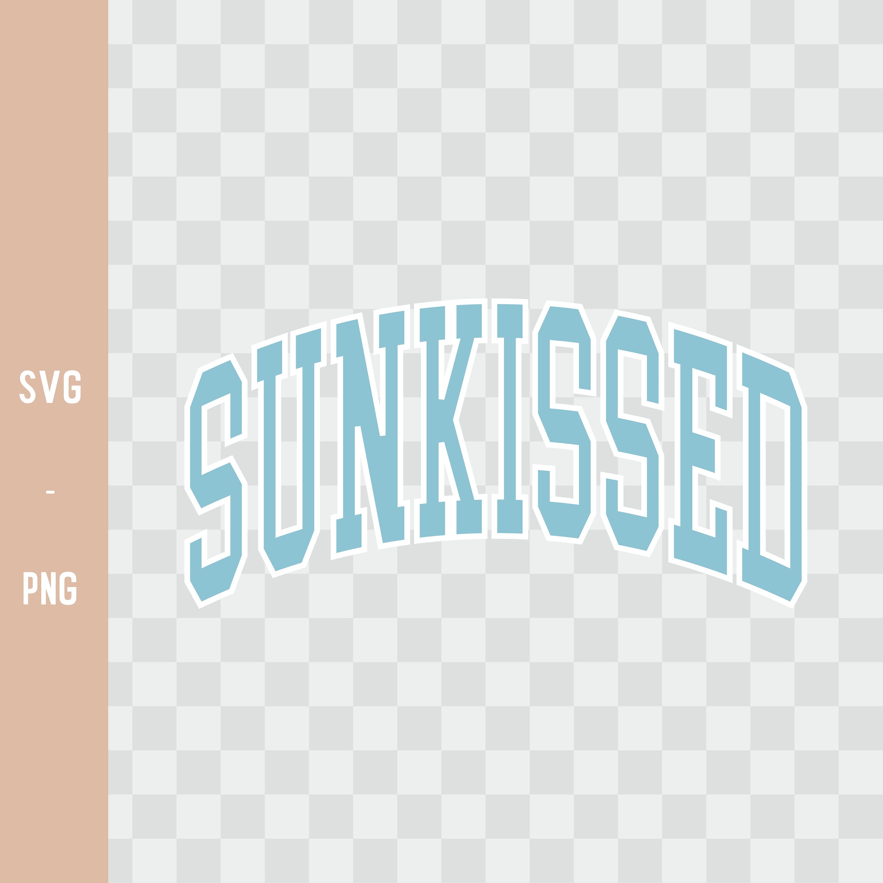 Sunkissed Svg Coconut Girl Summer Svg Beach Svg Varsity Font - Etsy España