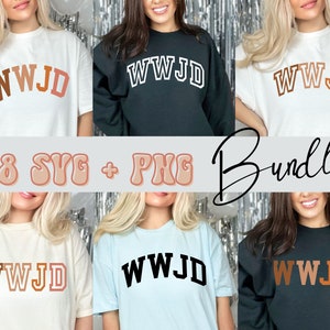 WWJD Svg Png Bundle,what Would Jesus Do Svg, College Varsity Svg ...