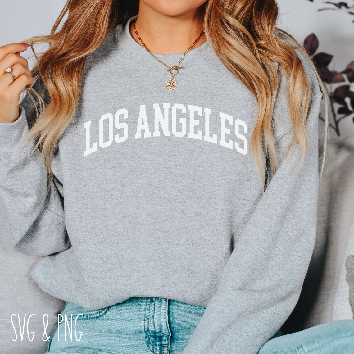 Los Angeles Svg California Svg College Block Svg Trendy Svg - Etsy