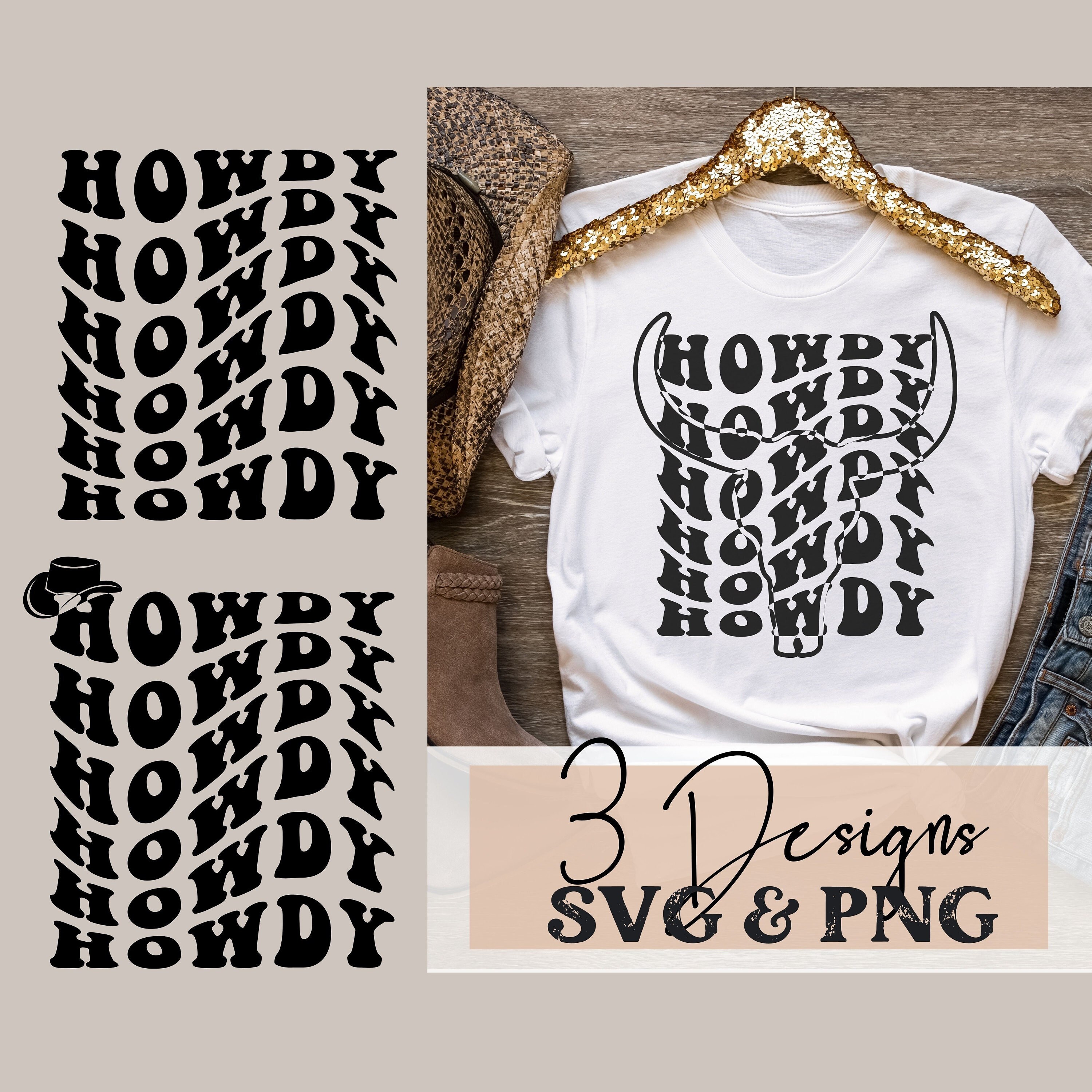 Howdy Svg Bundle Howdy Stacked Text Svg Howdy Stacked Words - Etsy Canada
