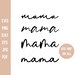 Mama Script Svg Mama Calligraphy Svg Mama Cursive Svg Mama Svg Mom Mama ...