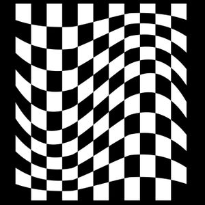 Wavy Checkered Pattern Svg, Warp Checkered Png, Groovy Checkered Svg ...