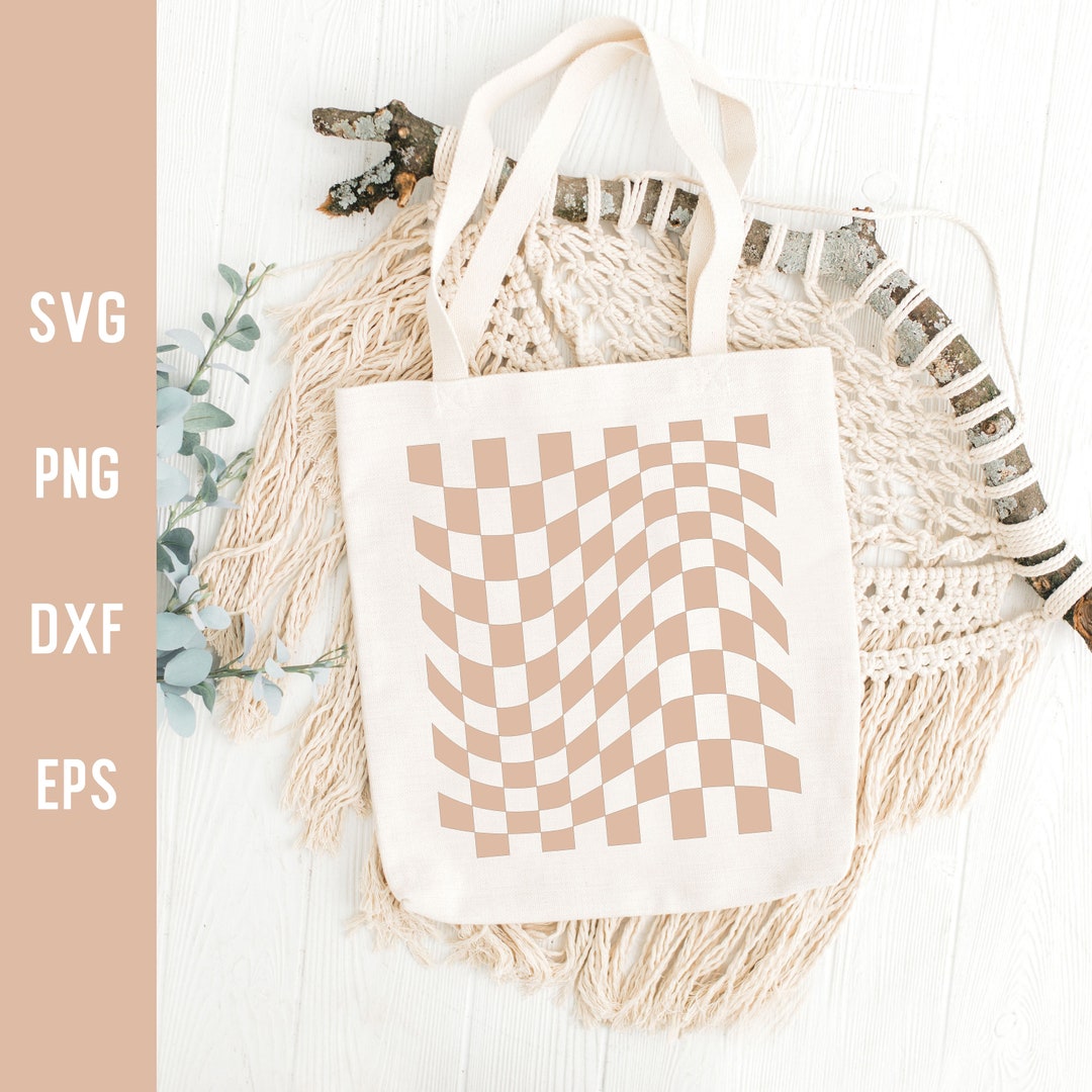 Wavy Checkered Pattern Svg, Warp Checkered Png, Groovy Checkered Svg ...