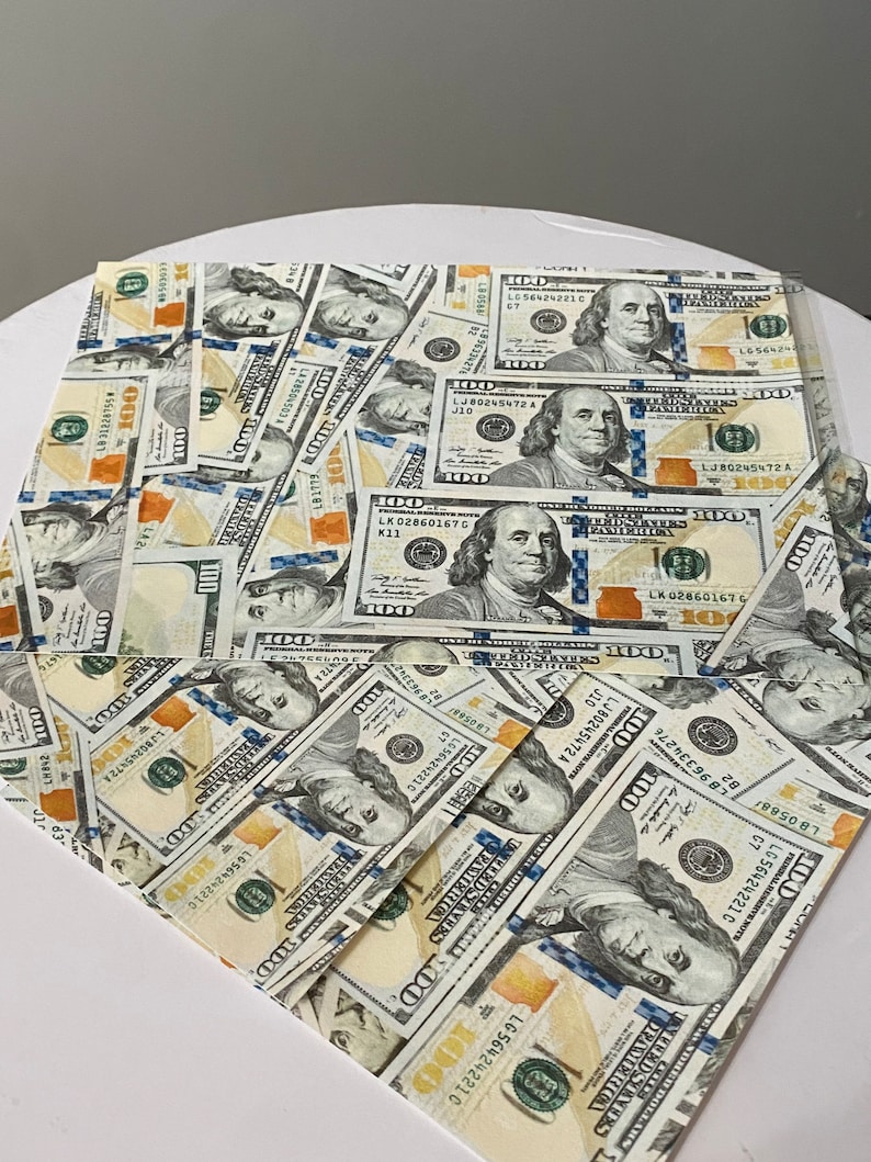Edible Paper Money for Cakes - Etsy