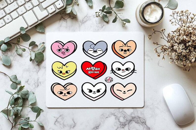 Stray Kids Skzoo Valentine Hearts, SKZ PNG, K-pop Design (digital ...