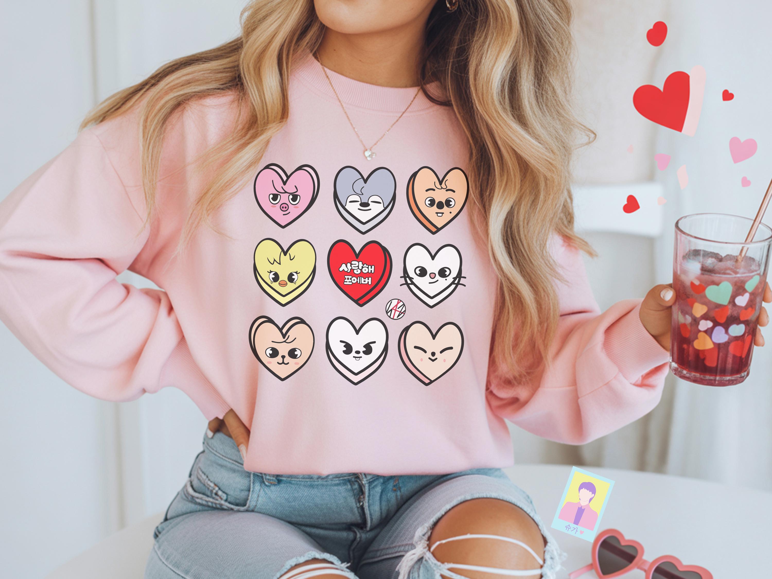 Stray Kids Skzoo Valentine Hearts, SKZ PNG, K-pop Design (digital ...