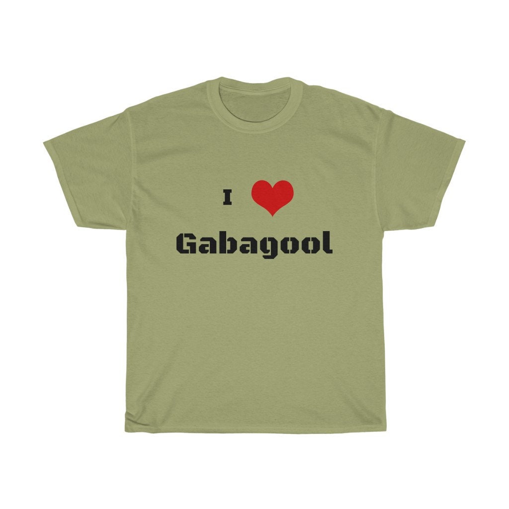 I LOVE GABAGOOL Tee Shirt by Bellino - Etsy