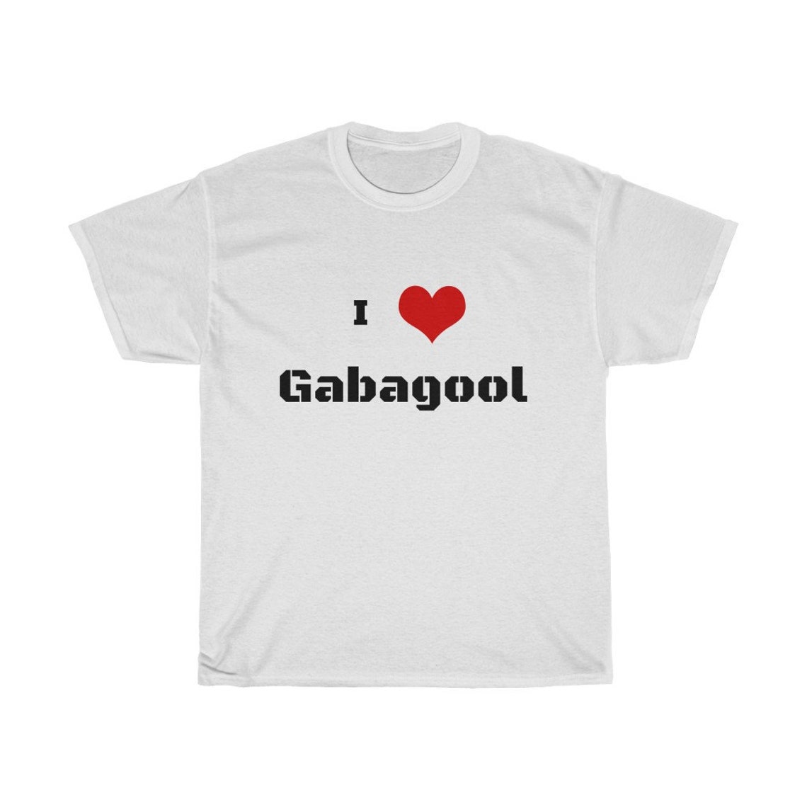 I LOVE GABAGOOL Tee Shirt by Bellino - Etsy