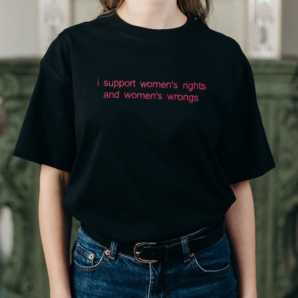 I Support Womens Wrongs - Etsy