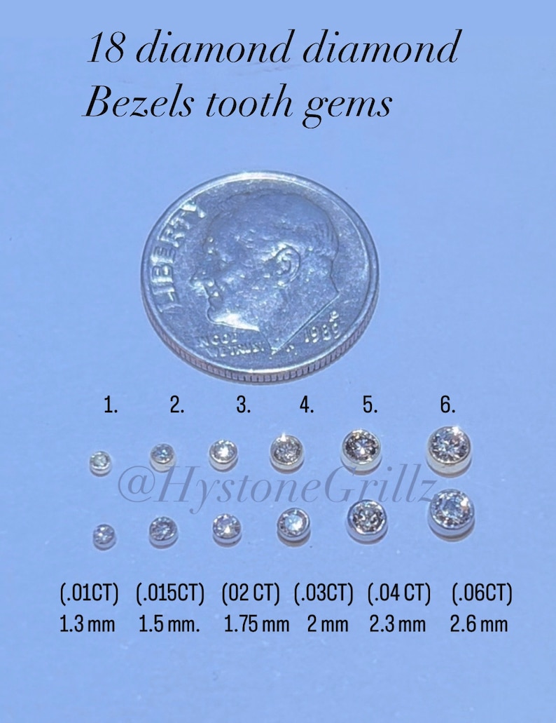 18k Diamond Bezel Gold Tooth Gem Vs Diamond Tooth Gem Tooth Charm Teeth ...