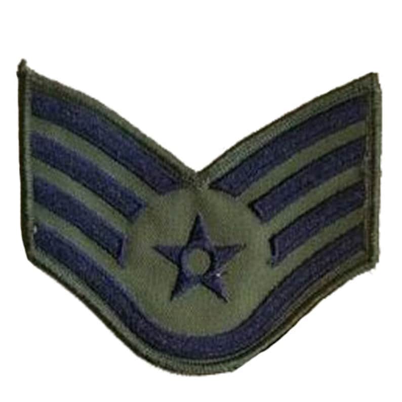 US Air Force Staff Sergeant Rank Patch - Subdued - Etsy