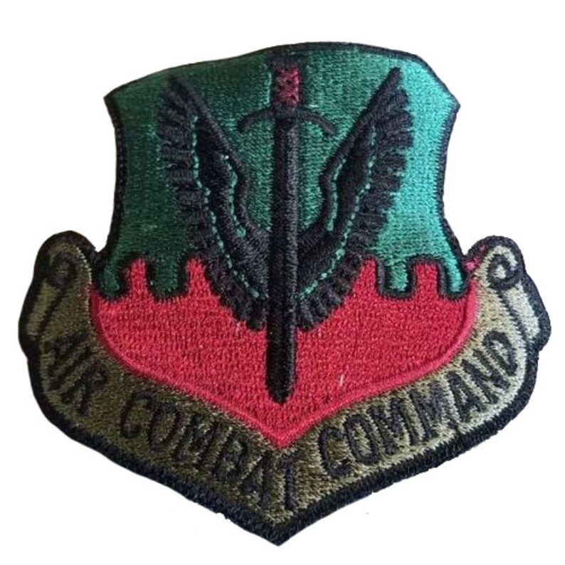 US Air Force Air Combat Command Patch - Full Color - Etsy