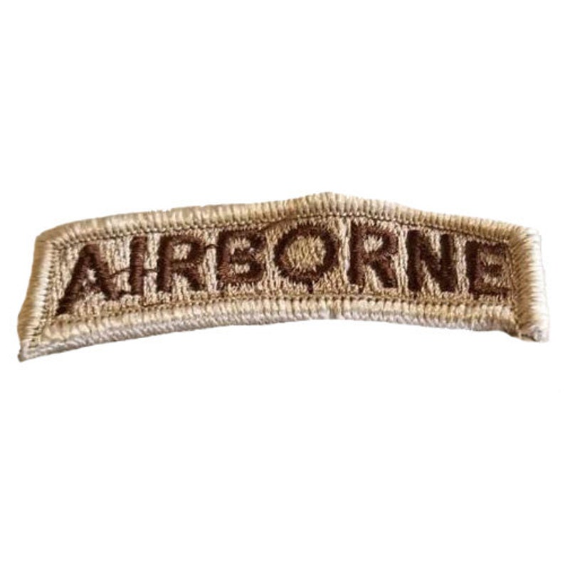 US Army Airborne Patch - Desert Tan - Etsy