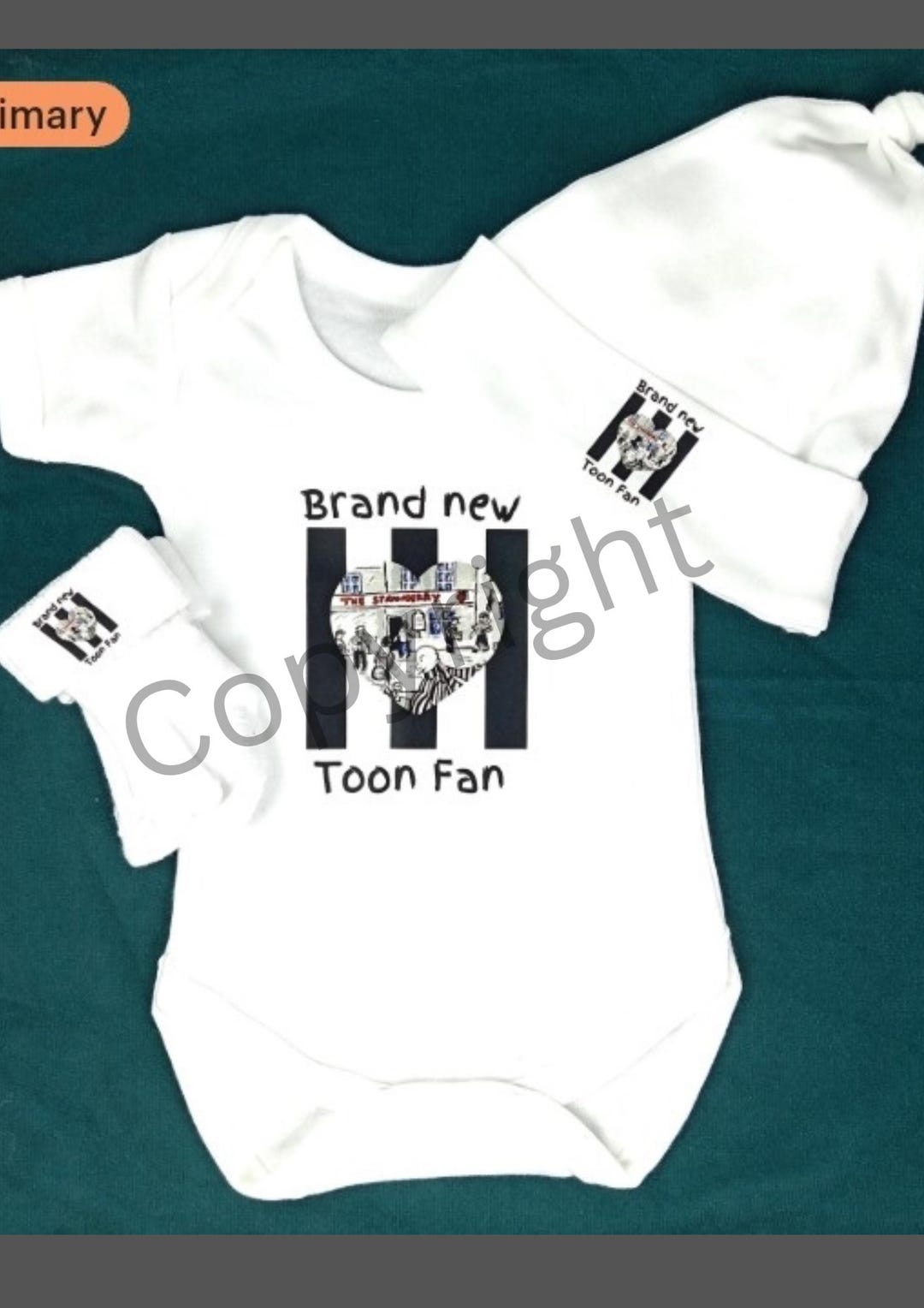 Geordie Magpie Baby Vest: Newcastle Football Fan Gift - Etsy