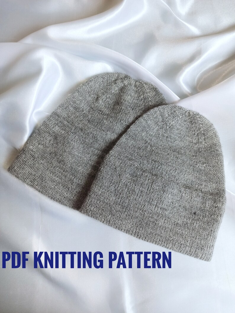 Son@dad_hat PDF Knitting Pattern, Men's Skull Cap, Child's Hat, Wool ...