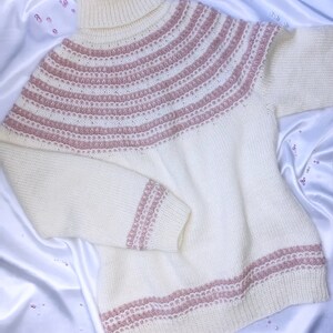PDF Knitting Pattern, Turtleneck Sweater, Circular Yoke, Raglan Top ...