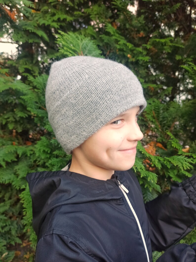 Son@dad_hat PDF Knitting Pattern, Men's Skull Cap, Child's Hat, Wool ...