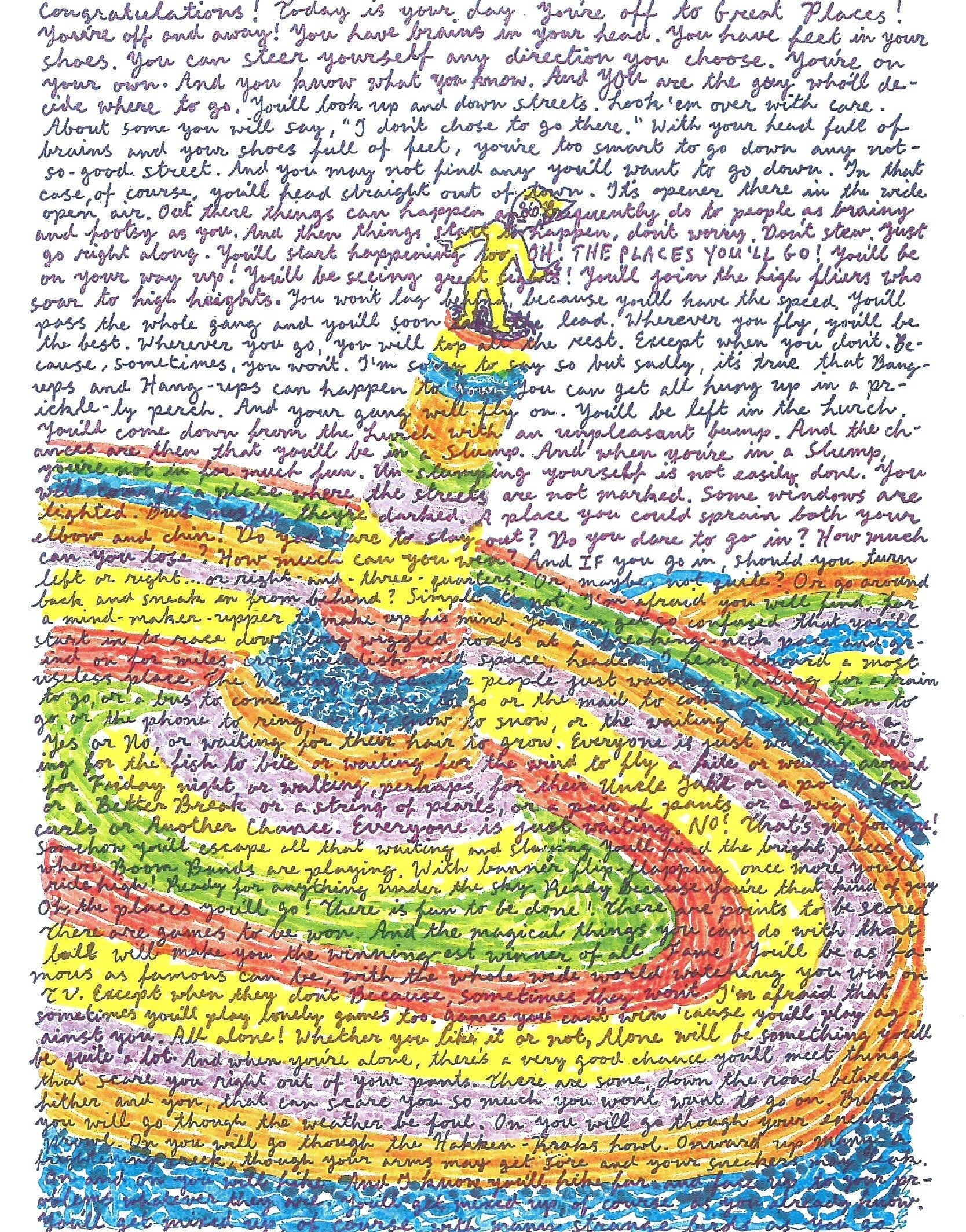 Dr. Seuss Classroom Poster Set: Hand-drawn Art (digital Download) - Etsy