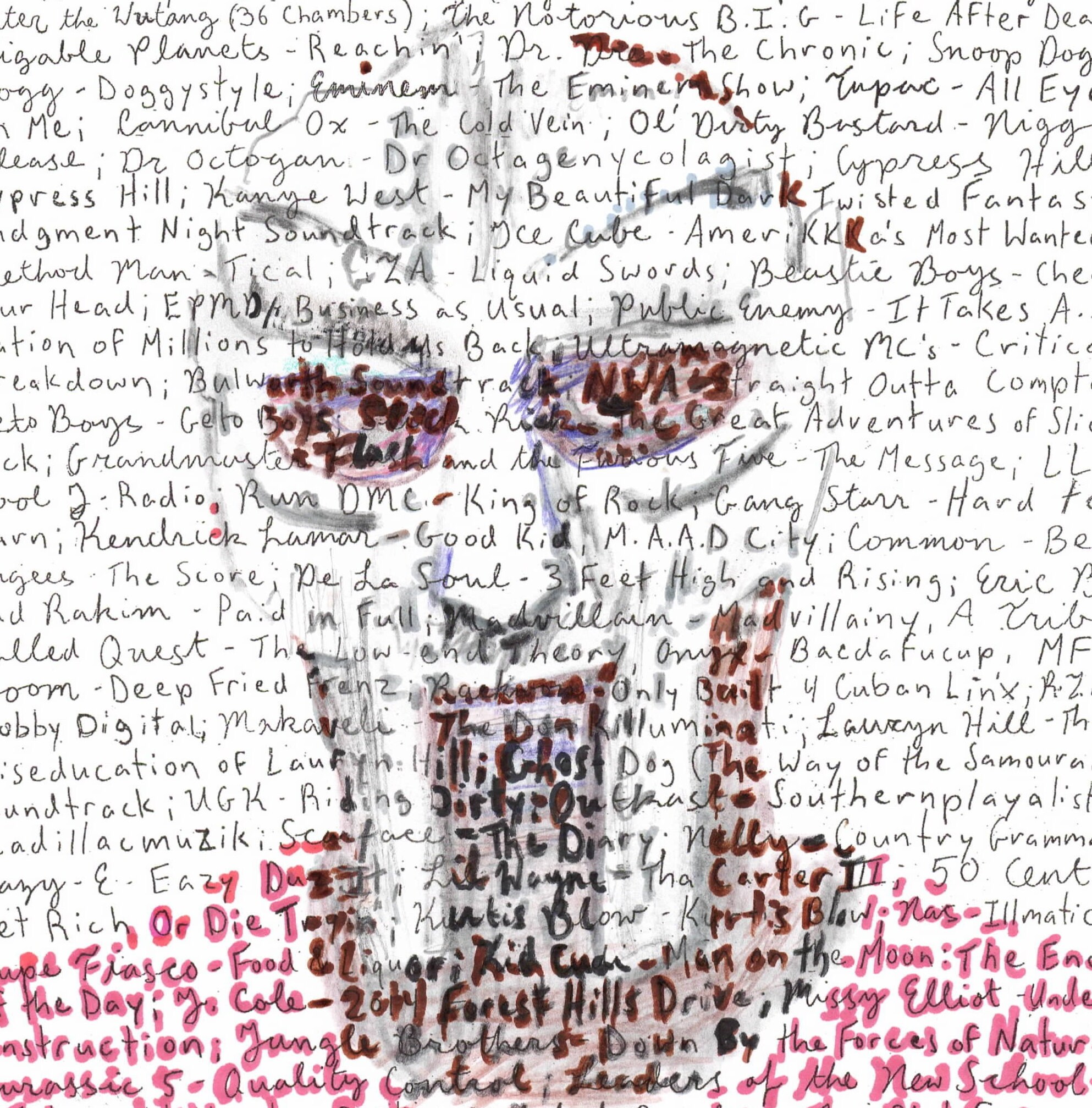 Madvillain Poster, Hand-drawn Version of the Cover Madvillainy Album, a ...