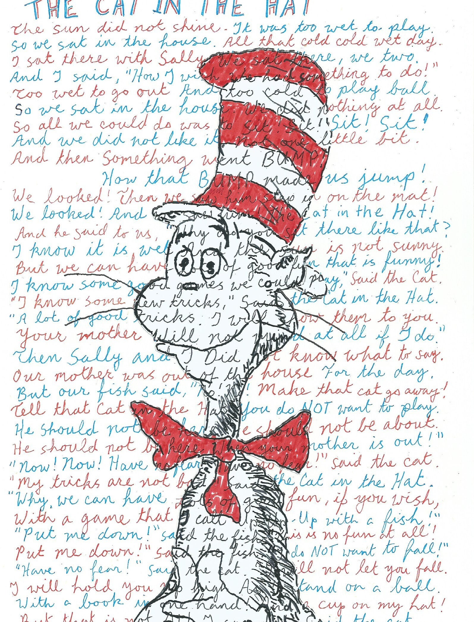 Dr. Seuss Classroom Poster Set: Hand-drawn Art (digital Download) - Etsy