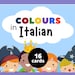 Italian Colors Flashcards for Kids | Educational Digital Download ...