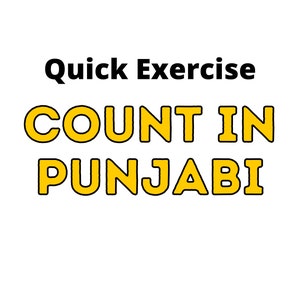 Punjabi Counting, Punjabi Numbers Workbook, Learn 1 to 20, Montessori ...
