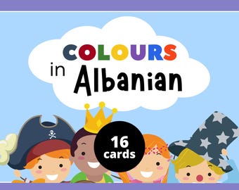 Czech Colors Flashcards for Kids | Educational Digital Download | Learn ...